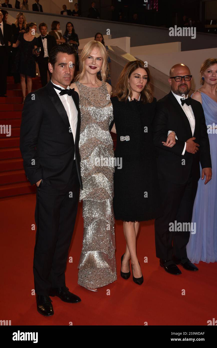 Colin Farrell, Nicole Kidman, Sofia CoppolaTHE BEGUILED screening ...