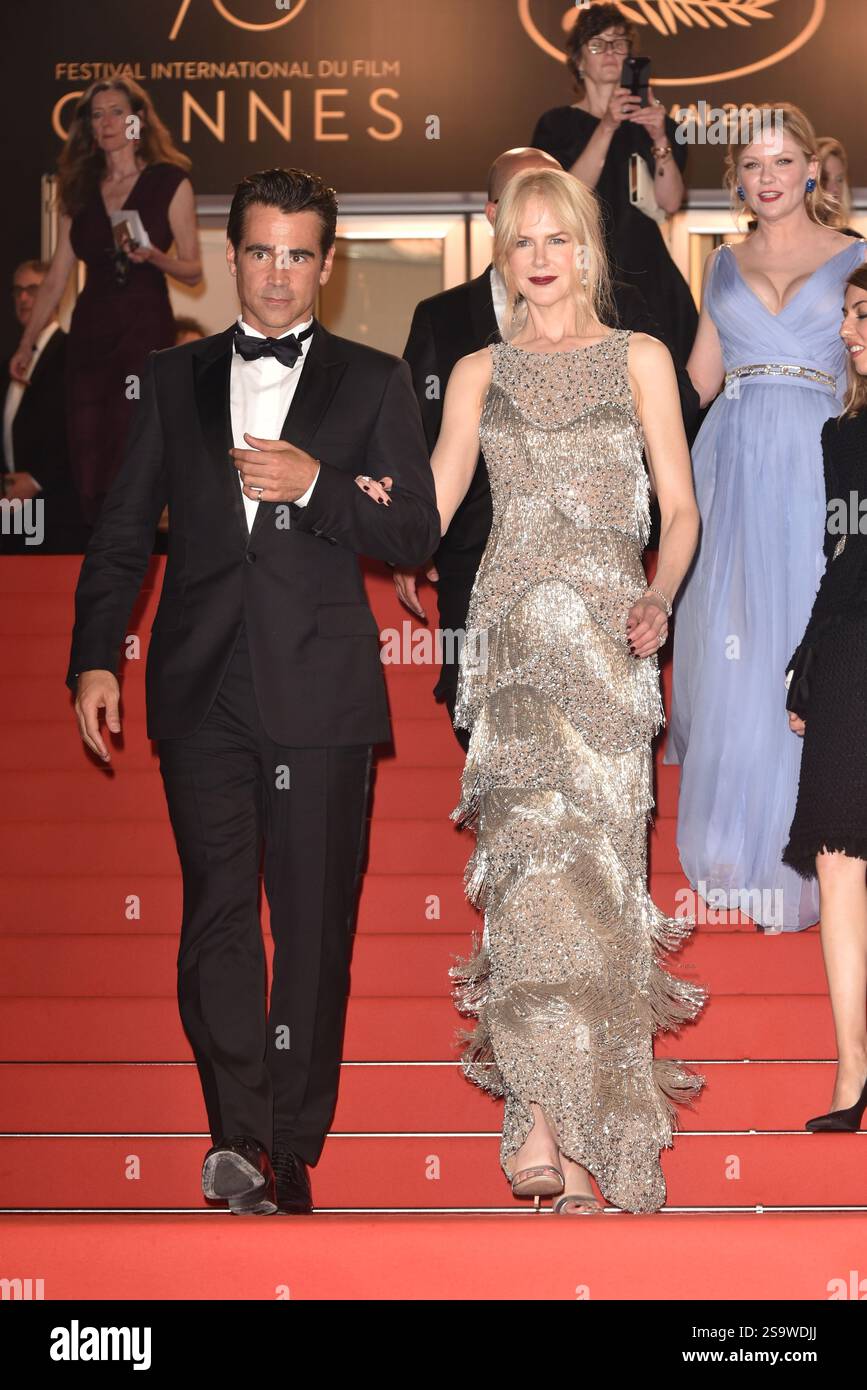 Colin Farrell, Nicole Kidman, Kirsten DunstTHE BEGUILED screening ...