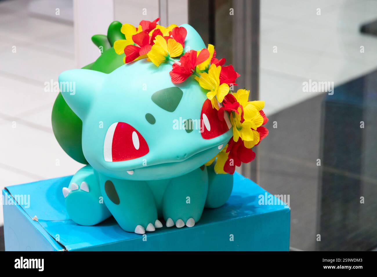 Honolulu, Hawaii, USA - February 22, 2024 - Pokemon Bulbasaur character ...