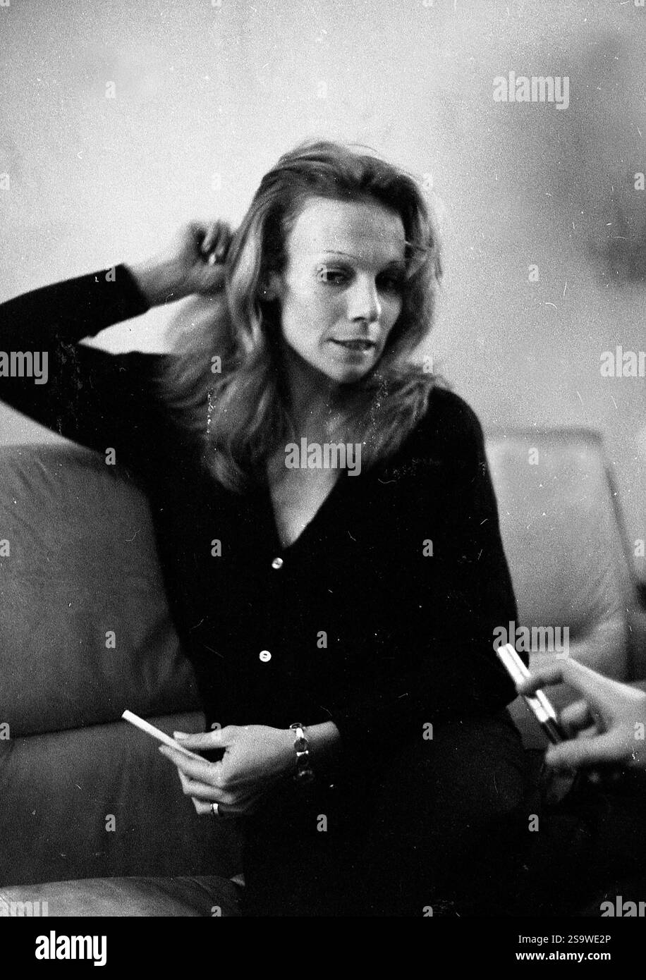 Argentine theater, film and TV actress and producer, during an ...