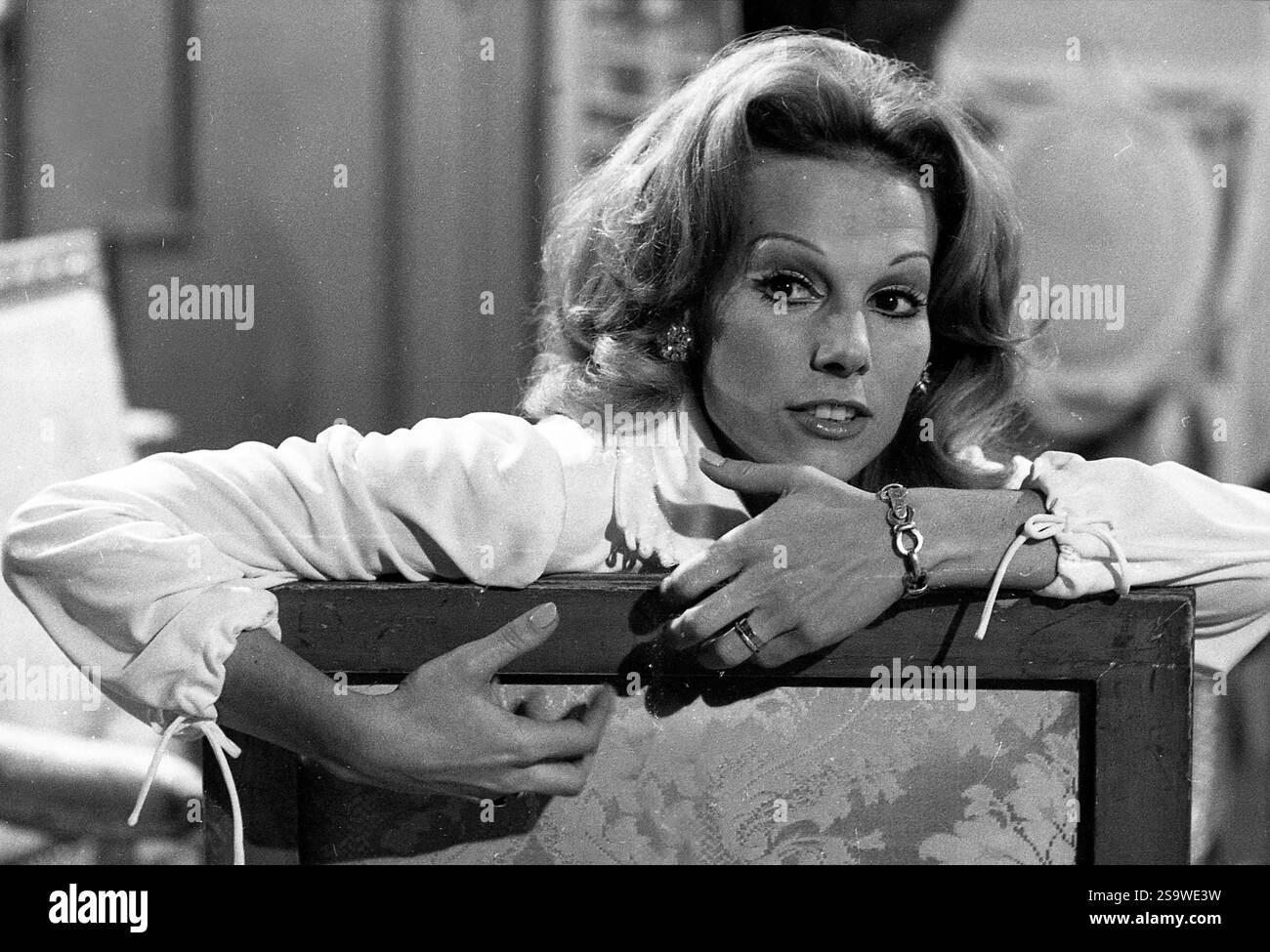 Argentine theater, film and TV actress and producer, during an ...