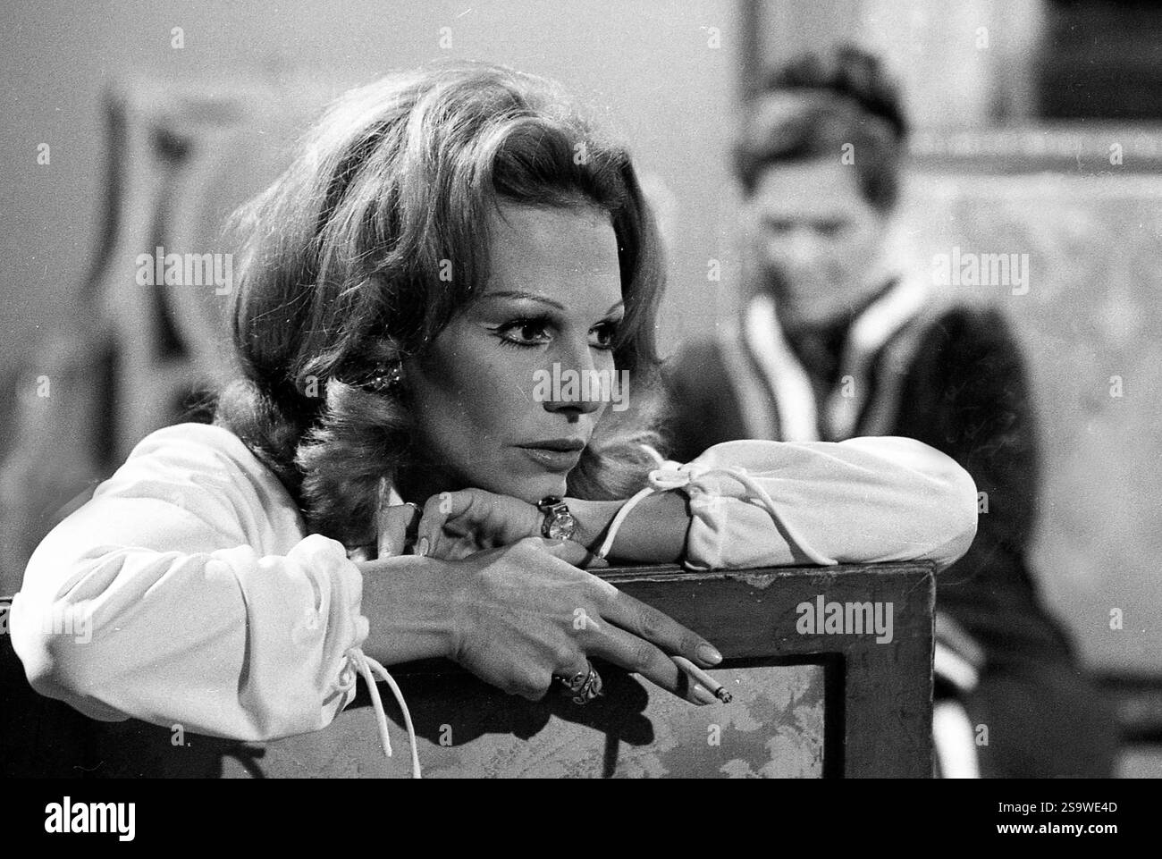 Argentine theater, film and TV actress and producer, during an ...