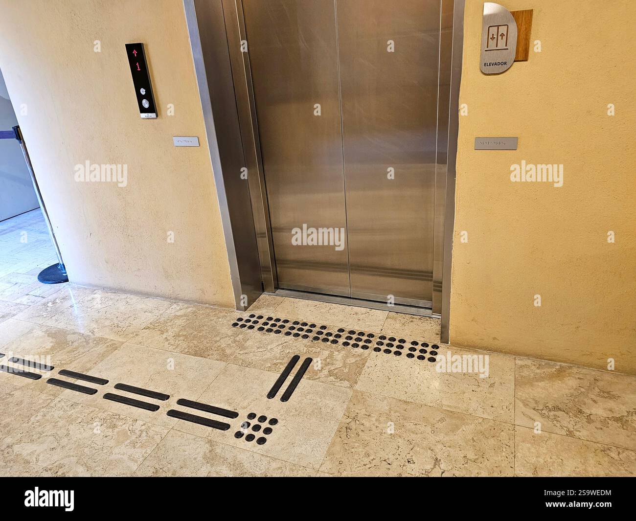 Path for blind or low vision with a textured podotactile surface, so ...