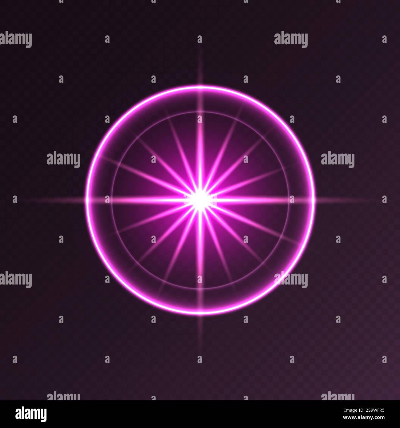 Pink light flare, glowing shiny sparkle, lens flare effect, bright ...
