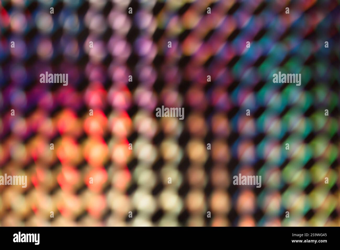 Abstract Spectrum, mesmerizing pattern of blurred, colorful lights ...