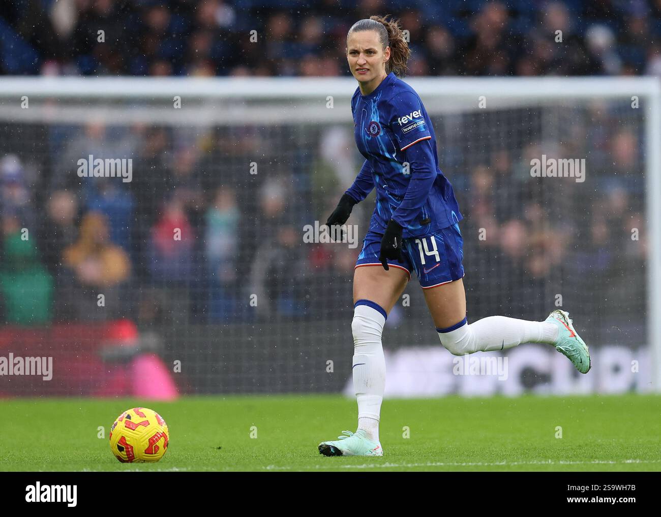 London, UK. 26th Jan, 2025. Nathalie Bjorn of Chelsea during the FA ...