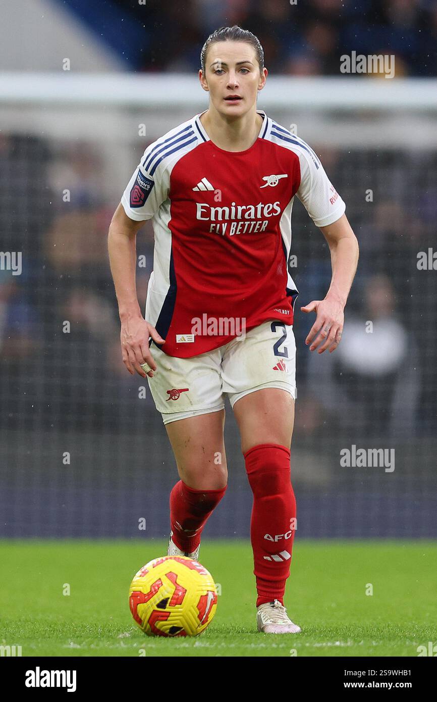 London, UK. 26th Jan, 2025. Emily Fox of Arsenal during the FA Women's ...