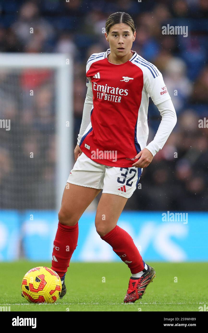 London, England, 26th January 2025. Kyra Cooney-Cross of Arsenal during ...