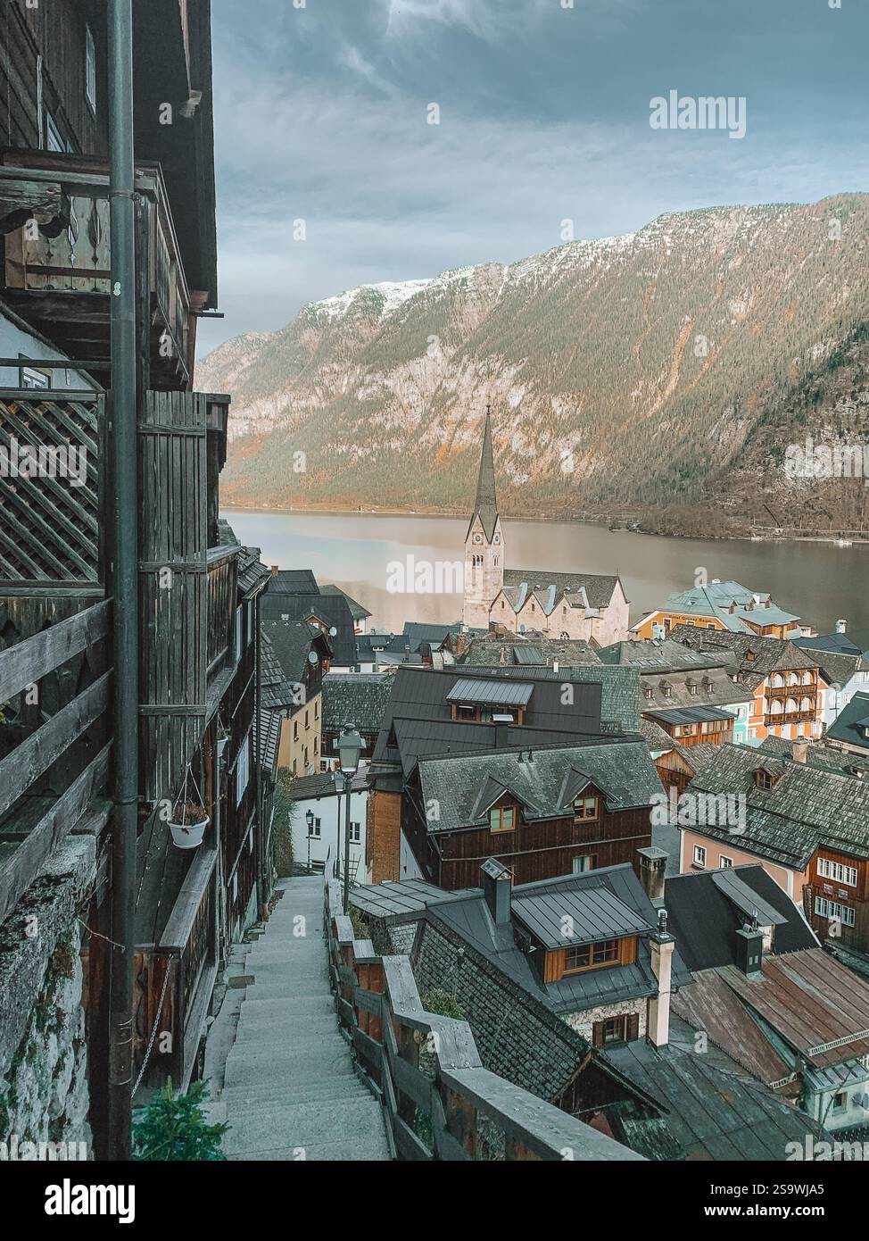 Enchanting winter scenes from Hallstatt, Austria, a picturesque ...