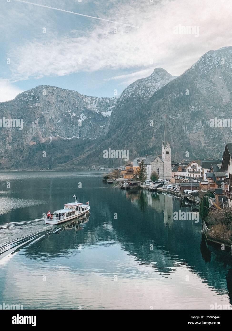 Enchanting winter scenes from Hallstatt, Austria, a picturesque ...