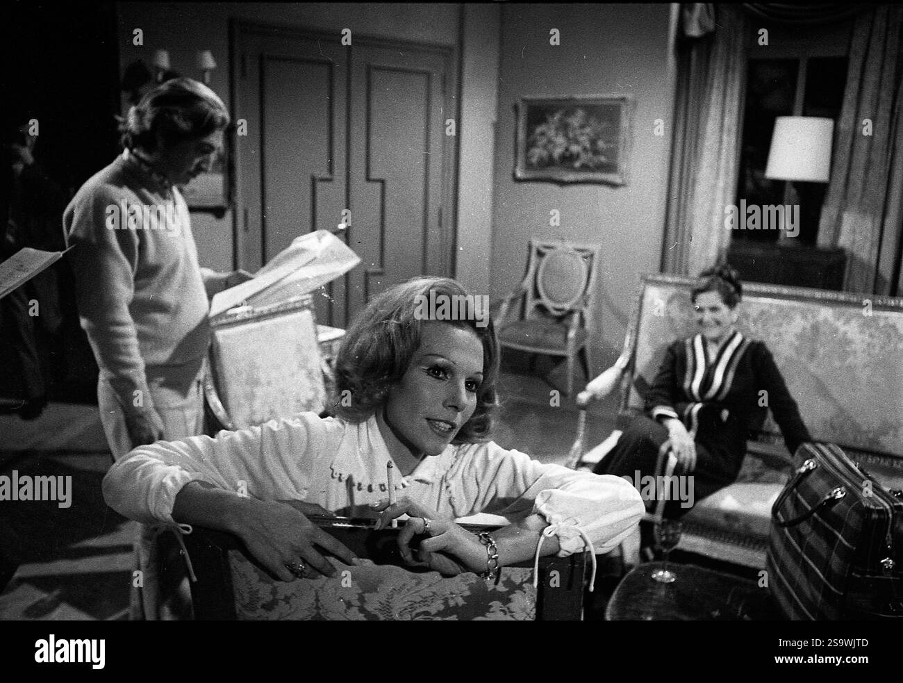 Argentine theater, film and TV actress and producer, during an ...