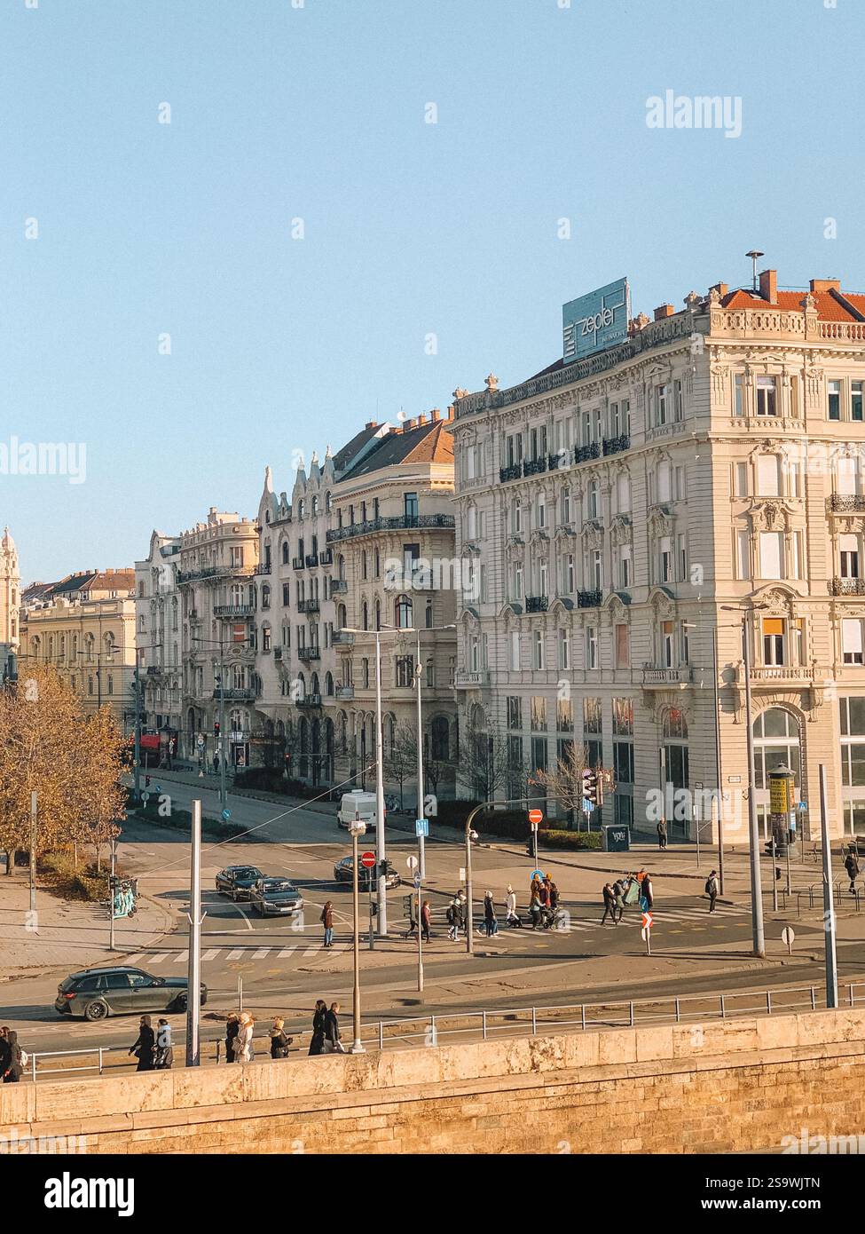 Beautiful photograph of historic buildings in Budapest, showcasing the ...