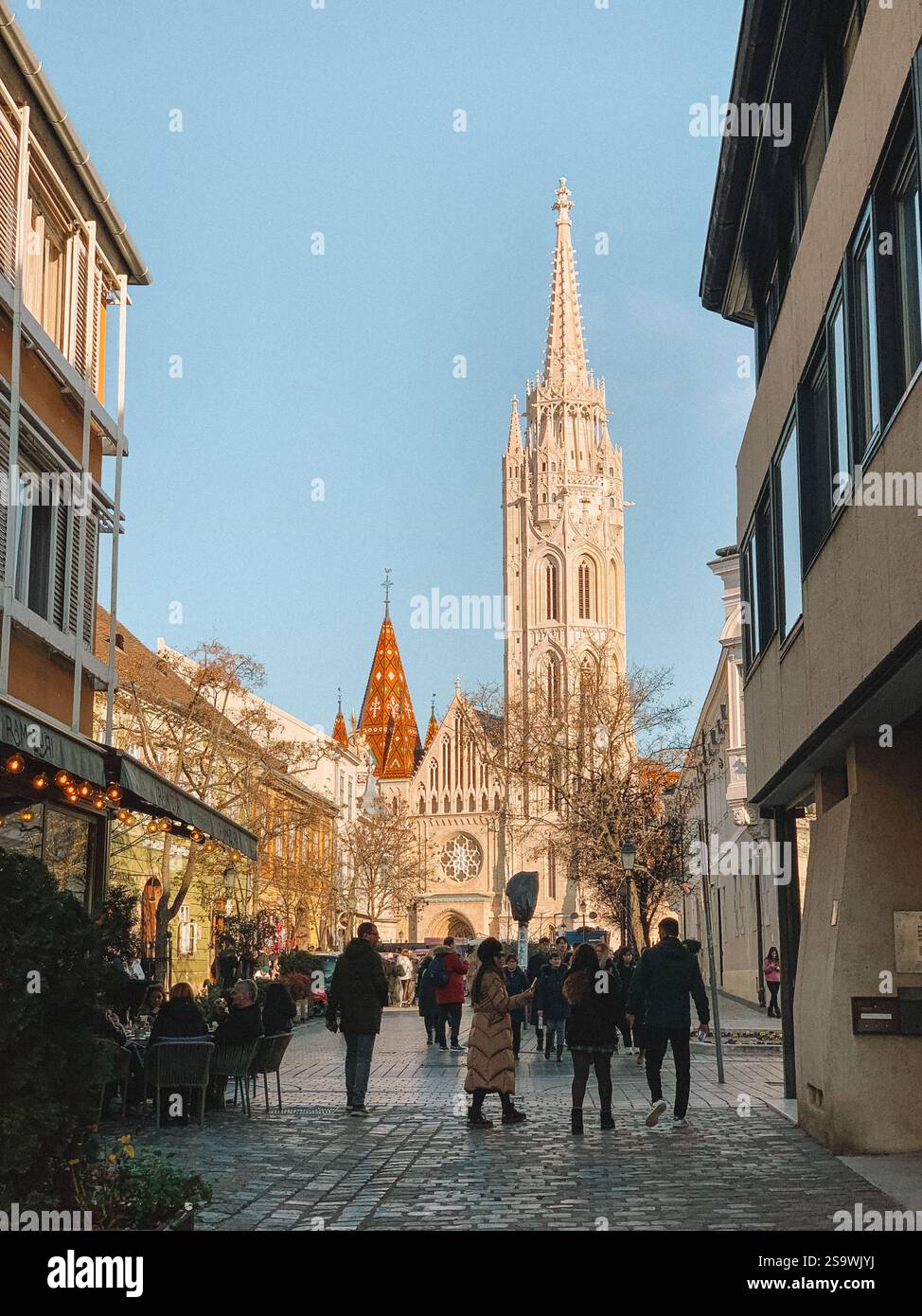 Beautiful photograph of historic buildings in Budapest, showcasing the ...