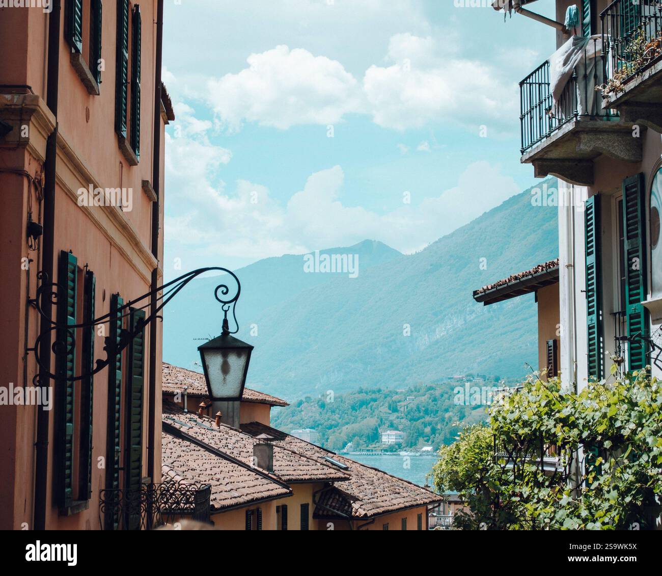 Captivating photograph of an iconic street in Bellagio, Italy, with a ...