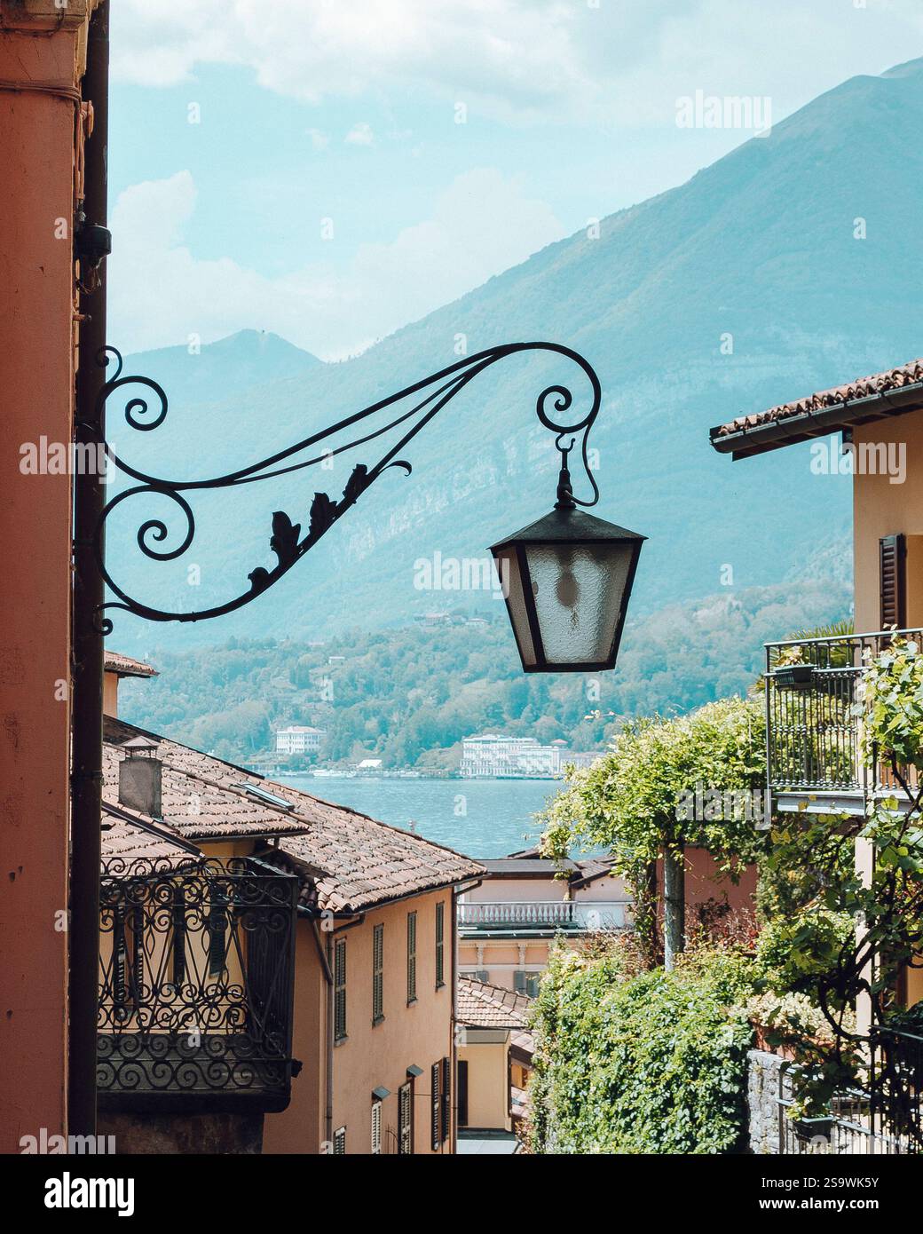 Captivating photograph of an iconic street in Bellagio, Italy, with a ...