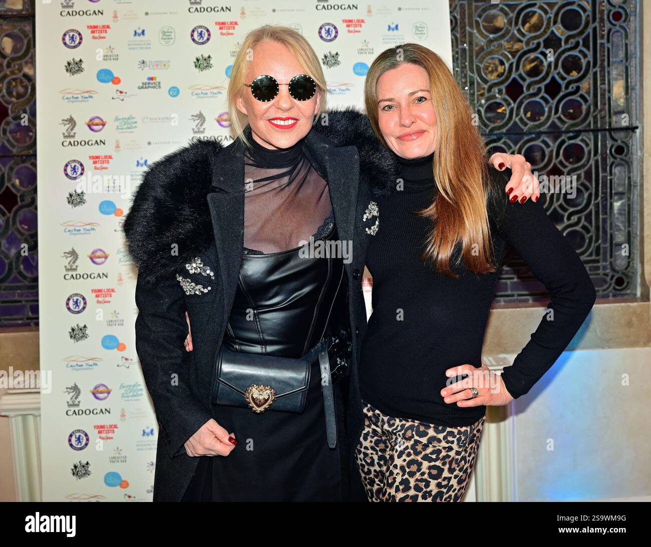 LONDON, ENGLAND: 26th January 2025: Amanda Eliasch, Michelle van Tulder ...