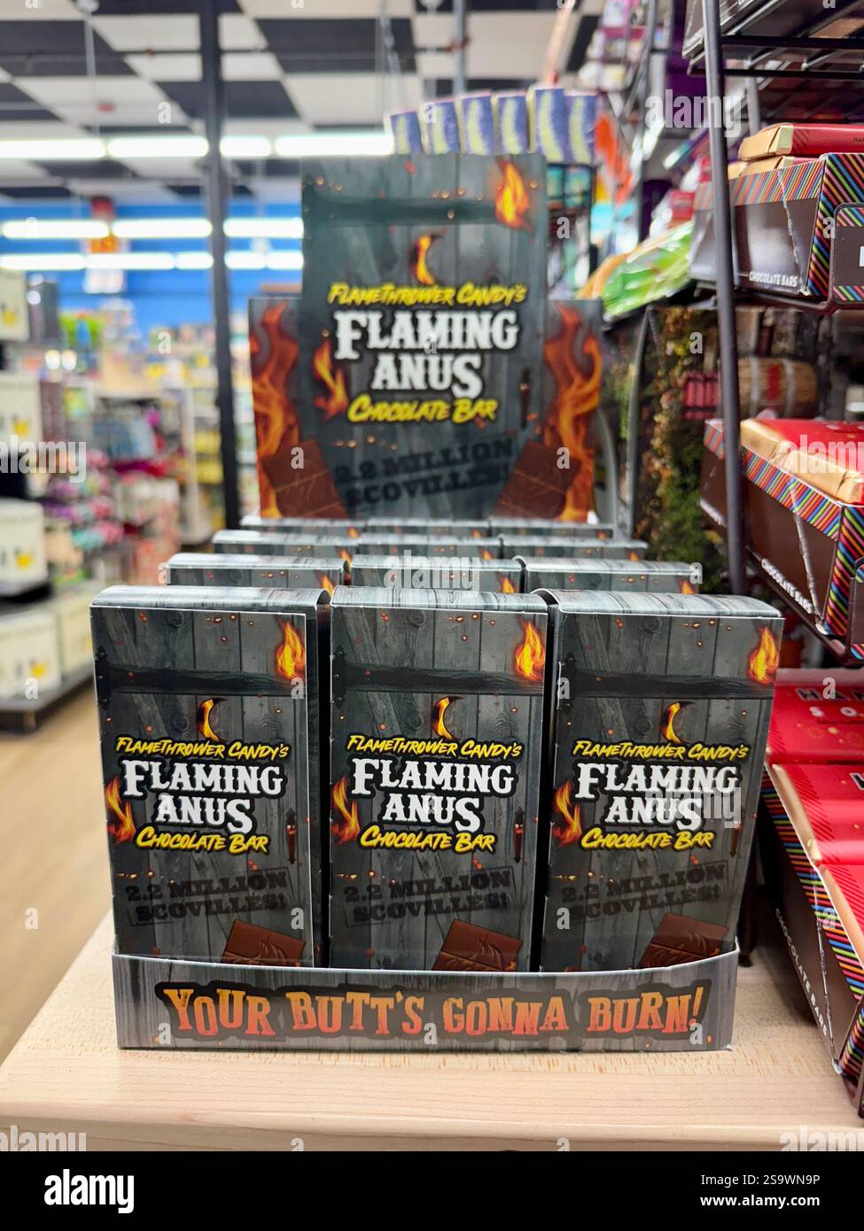 Flamethrower candy hi-res stock photography and images - Alamy