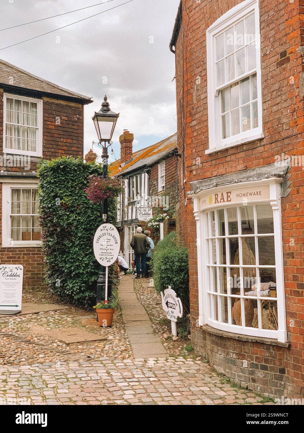 Charming photograph of a quiet neighborhood in Rye, England, capturing ...