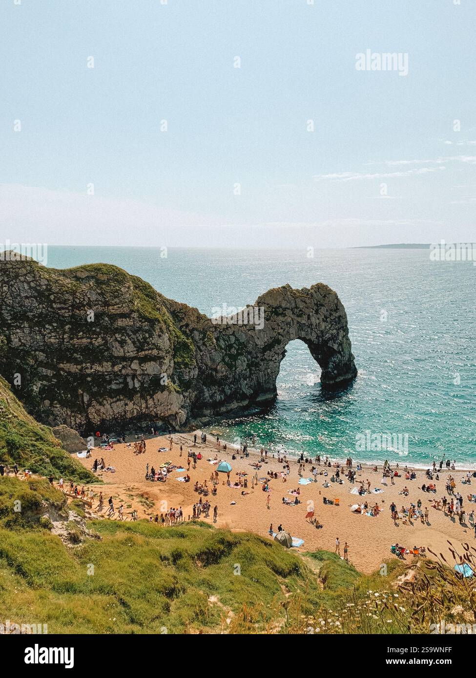 Breathtaking photograph of Durdle Door Beach on the Jurassic Coast in ...