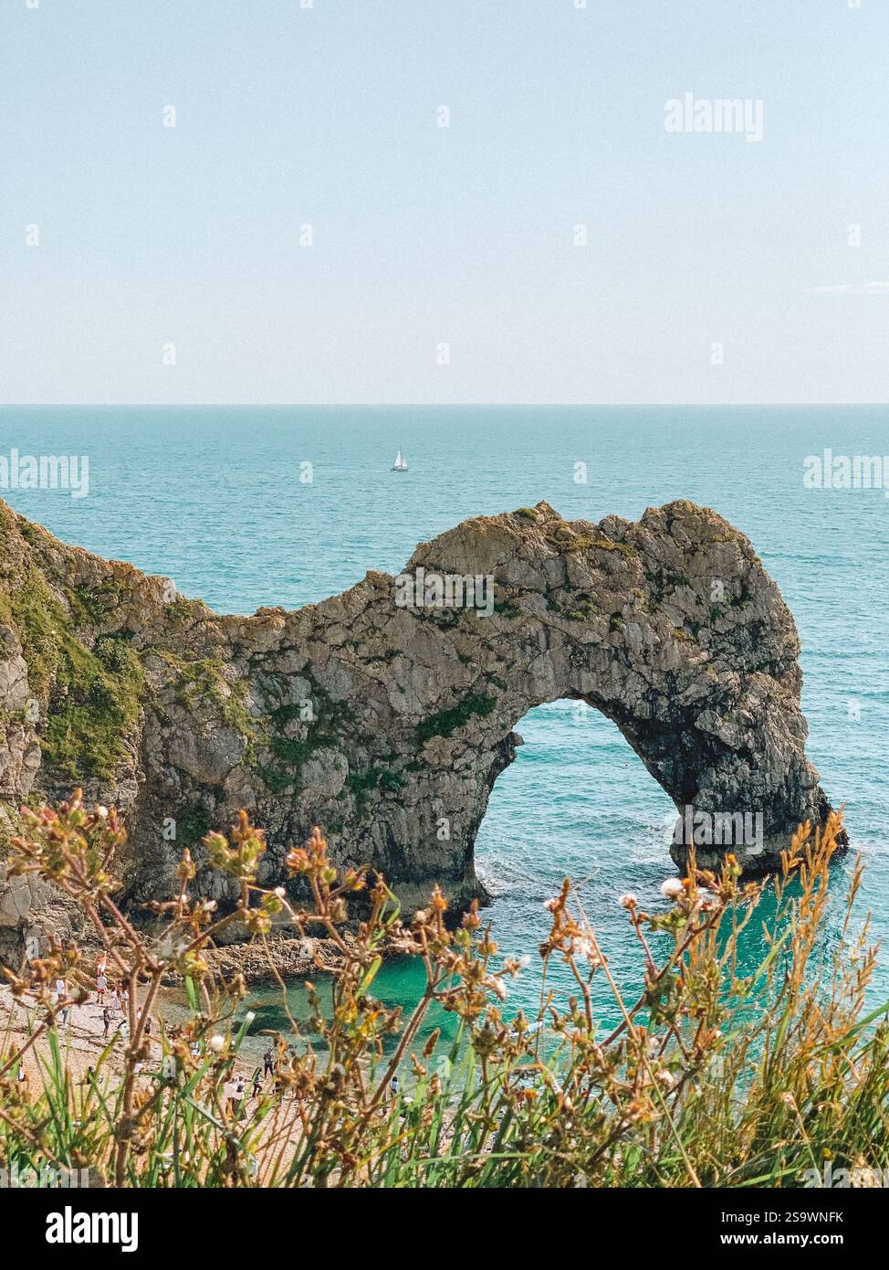 Breathtaking photograph of Durdle Door Beach on the Jurassic Coast in ...