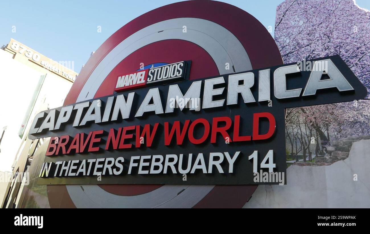 Los Angeles, California, USA 27th January 2025 Marvel Studios Captain ...