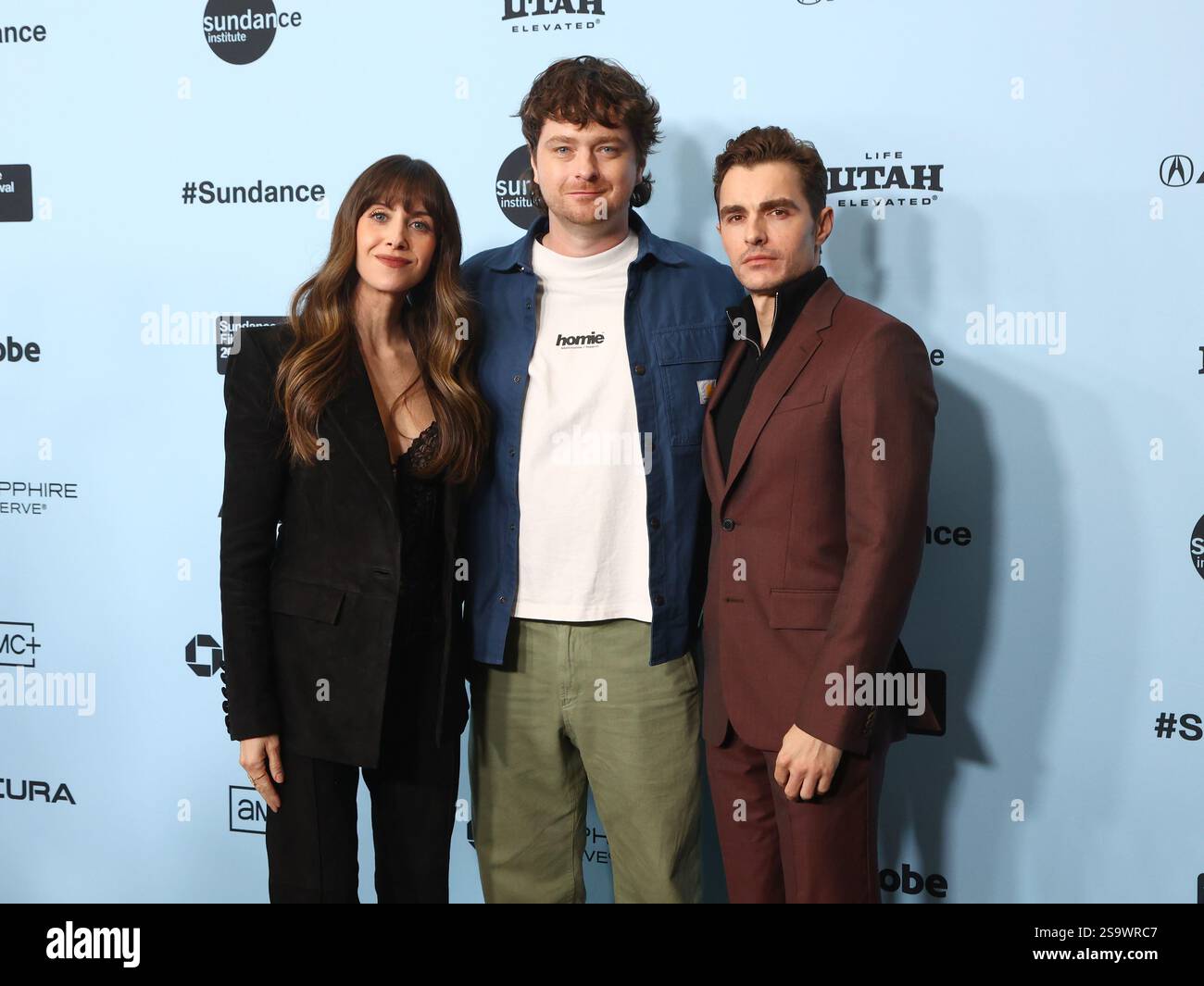 Alison Brie, Michael Shanks and Dave Franco arriving to the “Together ...