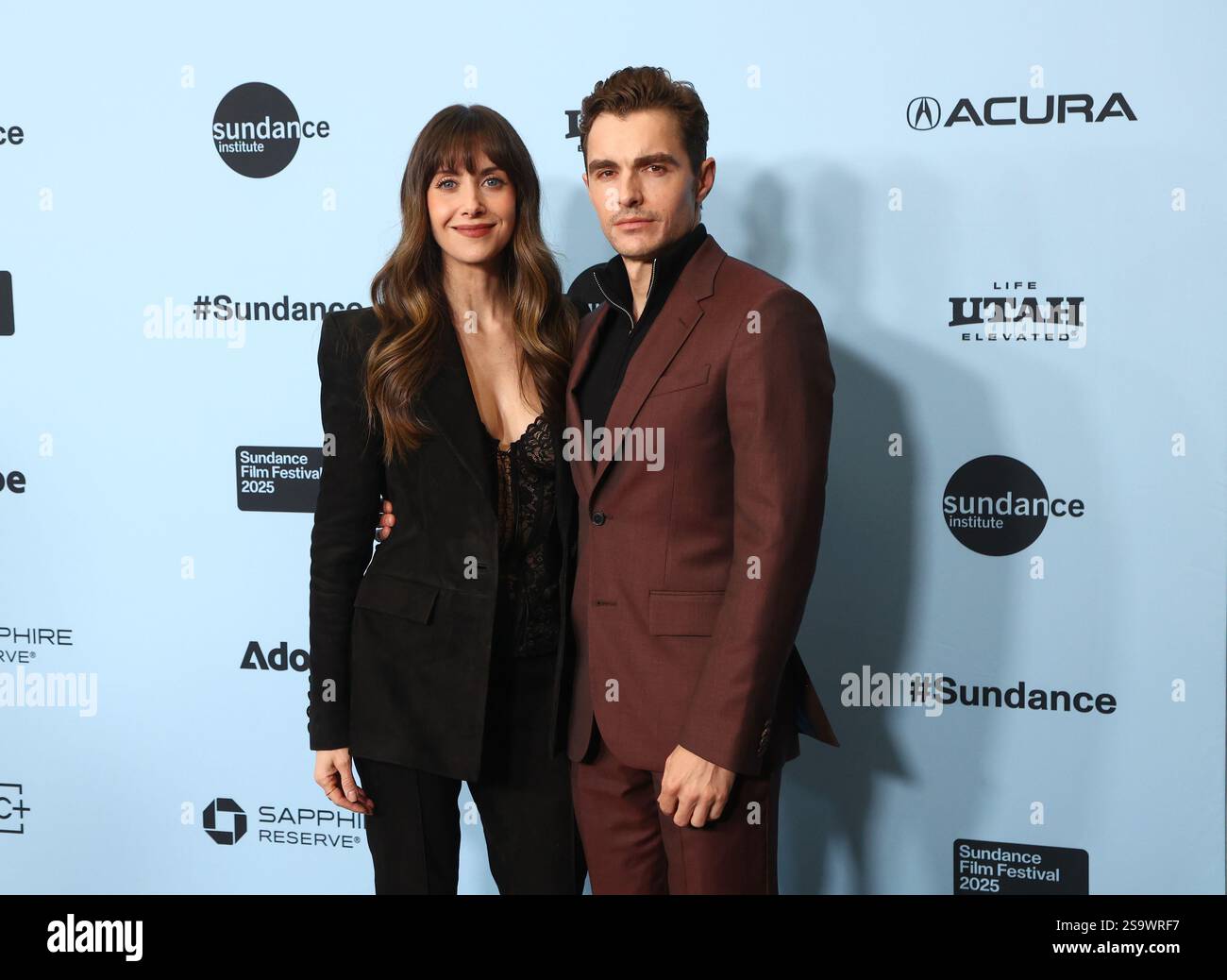 Park City, USA. 26th Jan, 2025. Alison Brie and Dave Franco arriving to ...