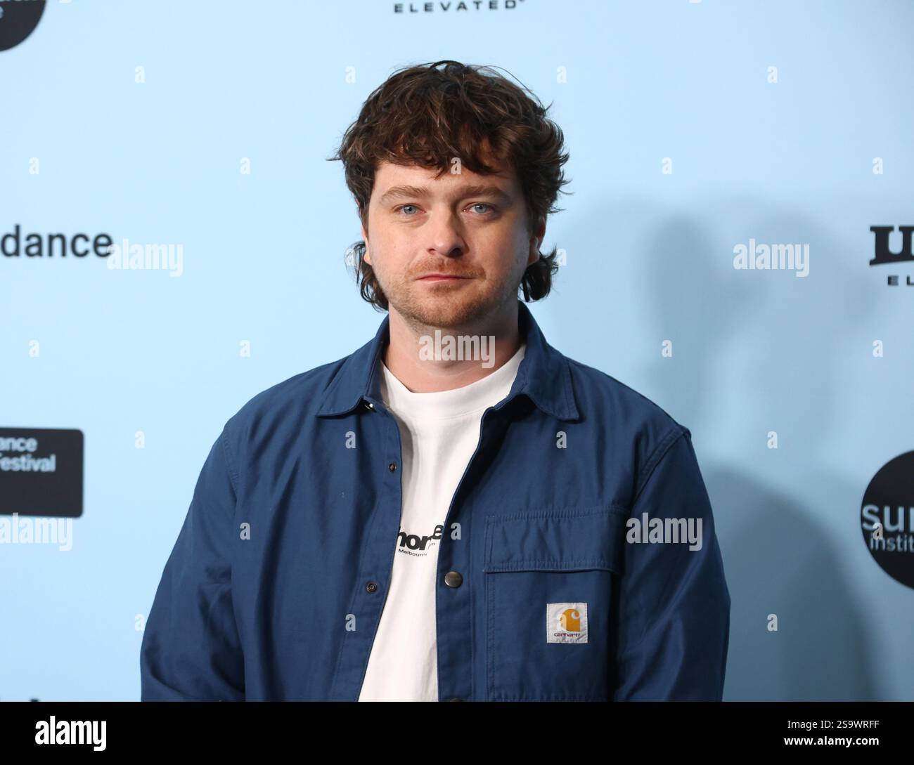 Park City, USA. 26th Jan, 2025. Michael Shanks arriving to the ...