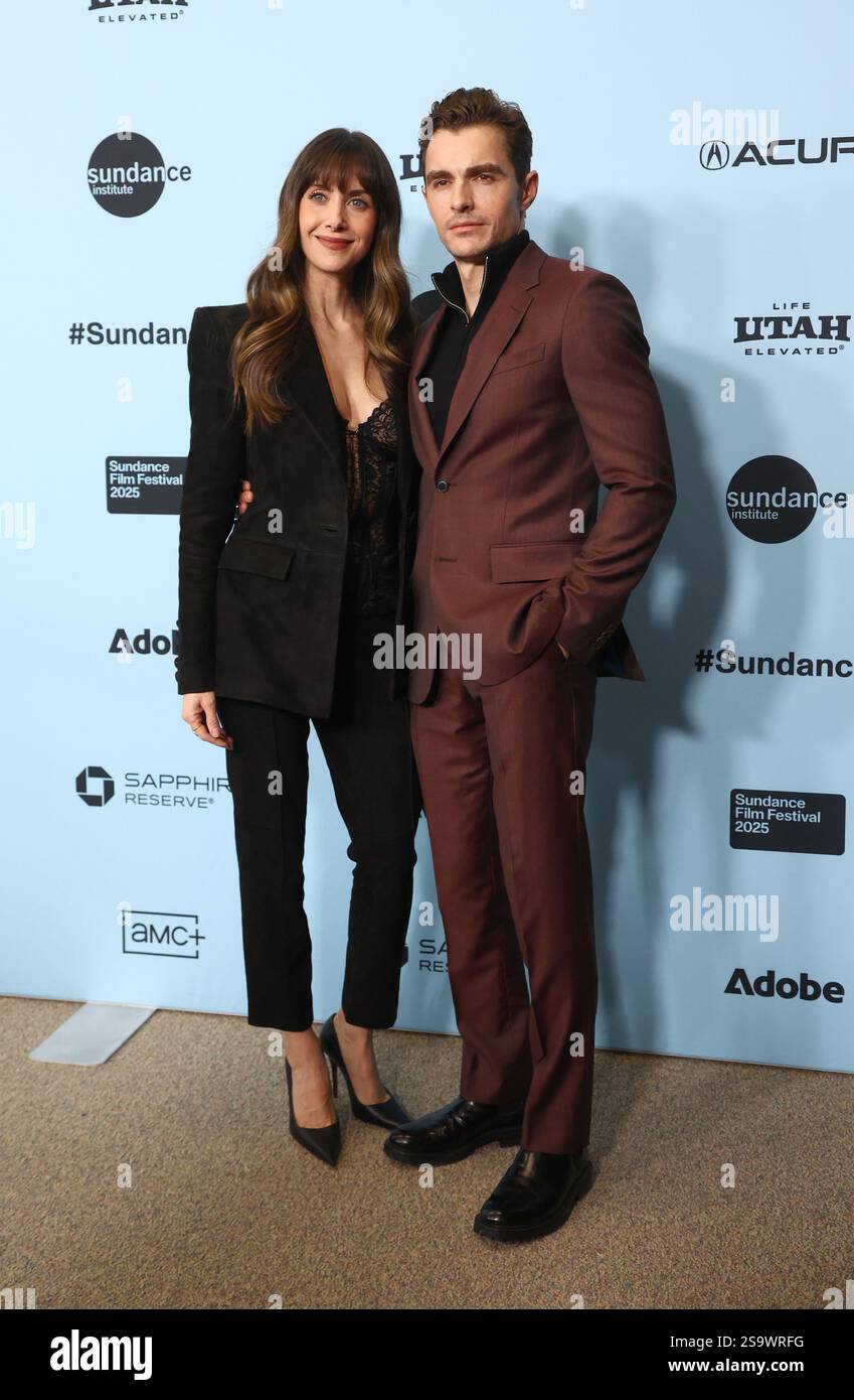 Park City, USA. 26th Jan, 2025. Alison Brie and Dave Franco arriving to ...