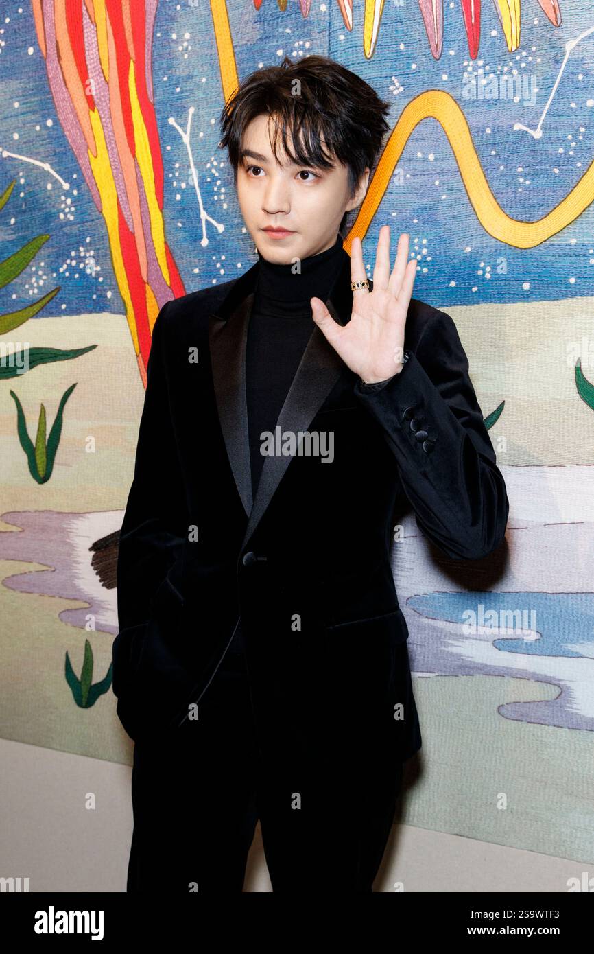 Paris, Frankreich. 27th Jan, 2025. Karry Wang attends CHRISTIAN DIOR Haute Couture Spring-Summer ...