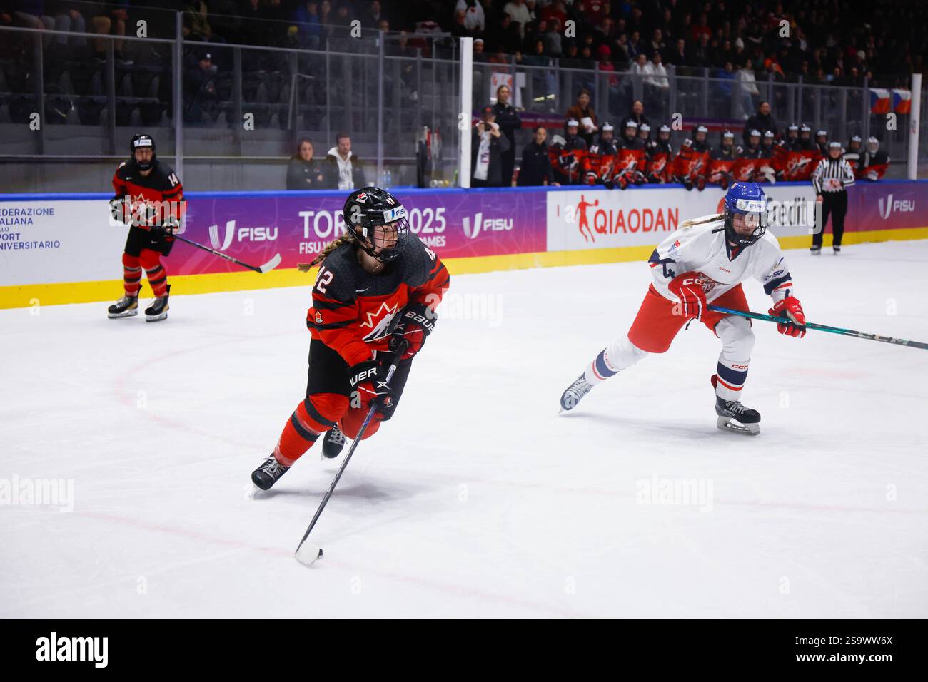 Turin, Italy. 20th Jan, 2025. Potter Emma (CAN) Ice Hockey : Women's ...