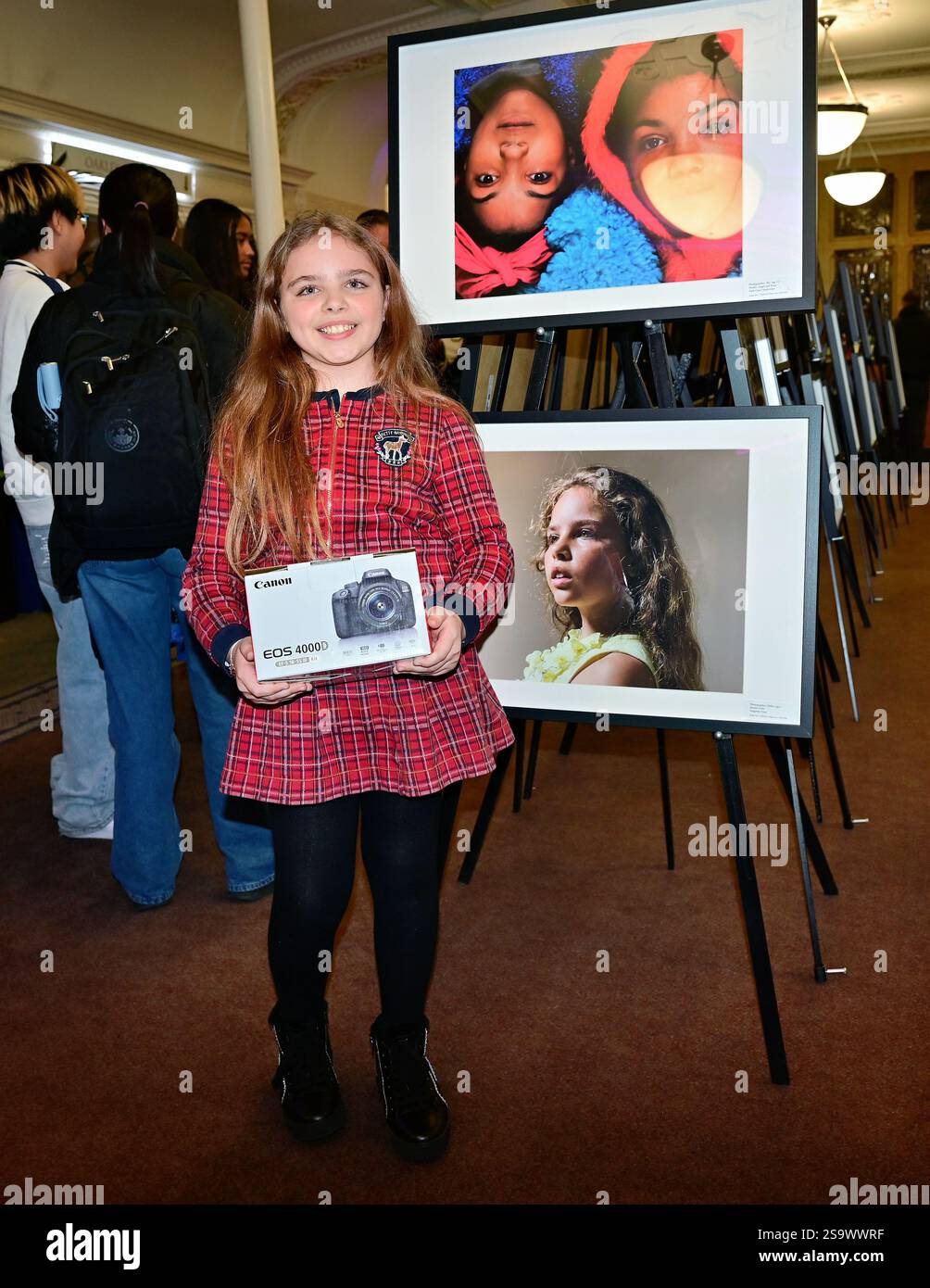 LONDON, ENGLAND: 26th January 2025: Photographer Khloe ages 7 win a ...