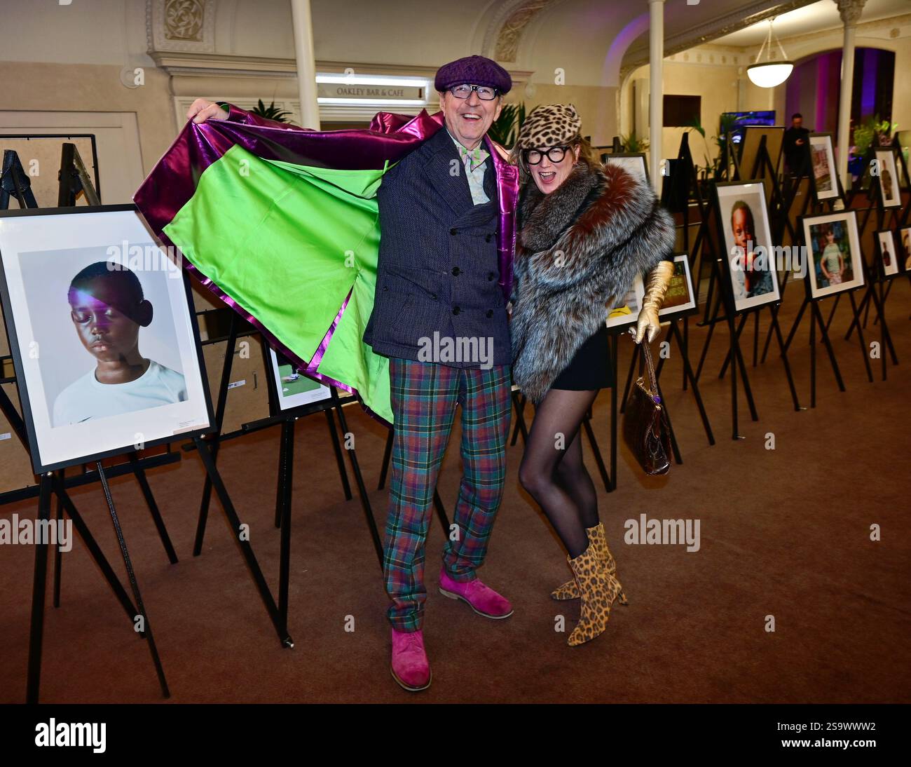LONDON, ENGLAND: 26th January 2025: Robin Wight, Countess Paola von ...