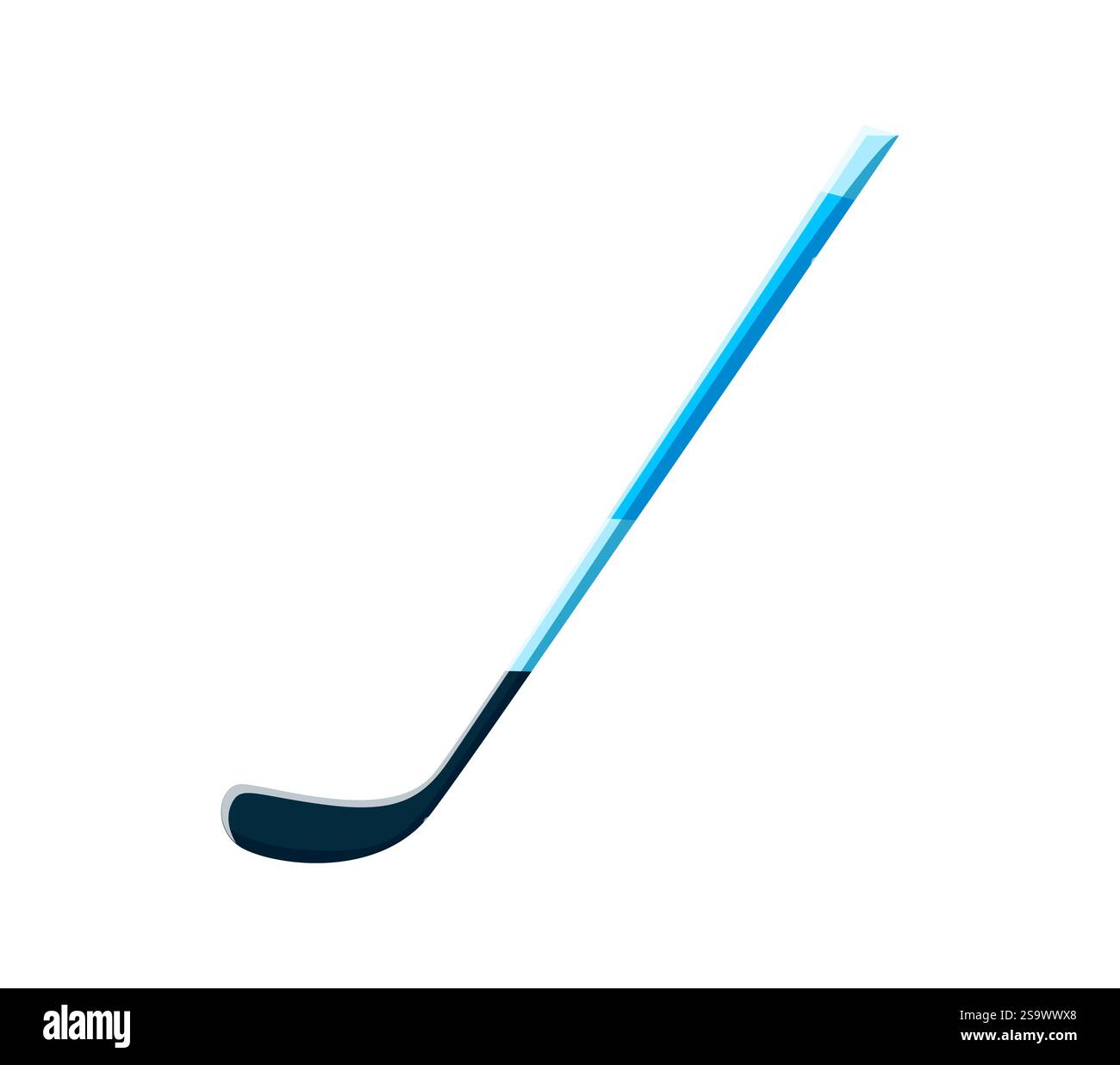 Cartoon slash symbol as an ice hockey stick, sport font, typeface ...