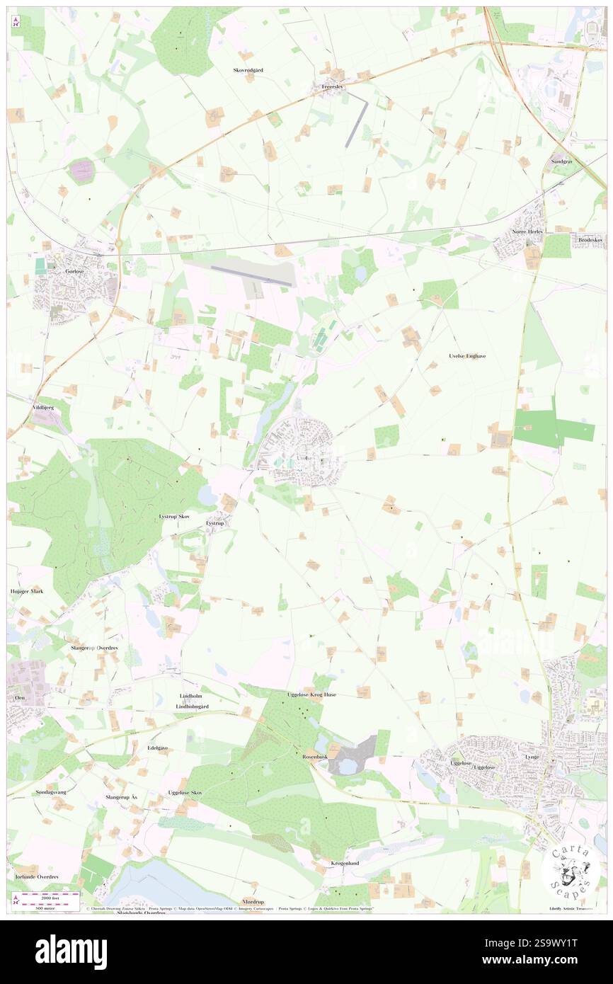 Uvelse, Hillerød Kommune, DK, Denmark, Capital Region, N 55 52' 2'', N ...