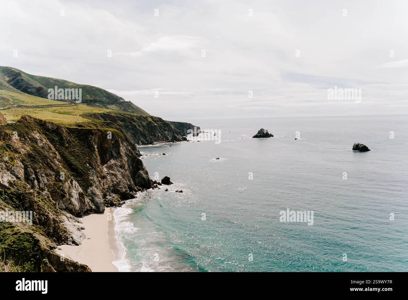 View of Big Sur from Highway 1 Stock Photo - Alamy