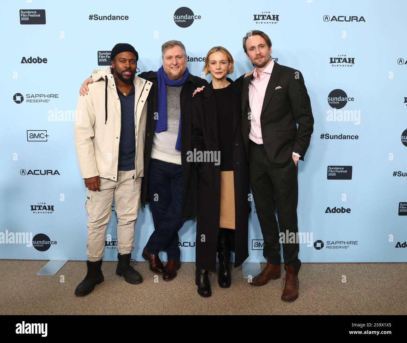 Park City, USA. 25th Jan, 2025. Akemnji Ndifornyen, Tim Key, Carey ...
