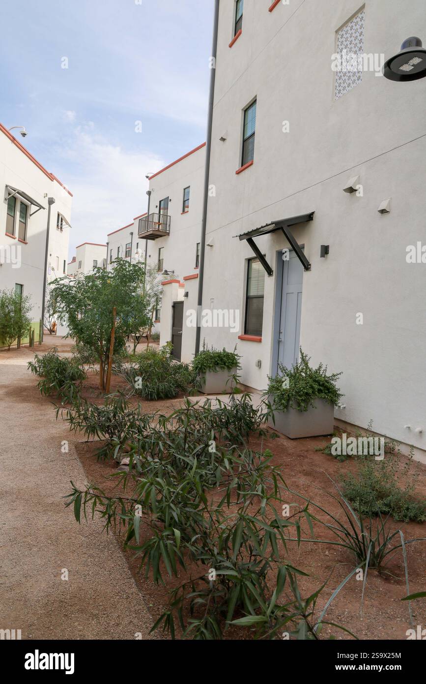 Tempe, USA. 25th Jan, 2025. Culdesac Tempe is the first car-free ...