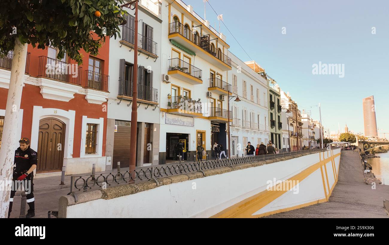 Barrio de Triana is a vibrant neighborhood in Seville, known for its ...