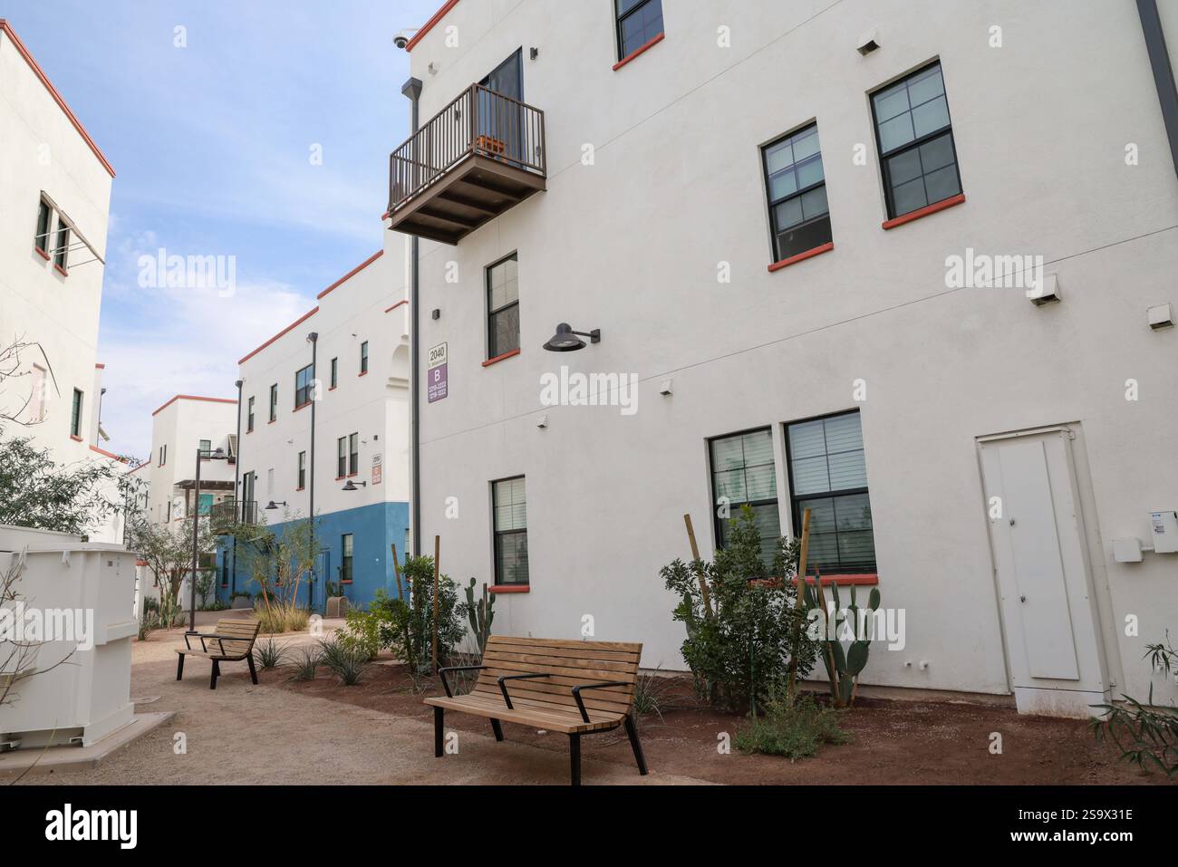 Tempe, USA. 25th Jan, 2025. Culdesac Tempe is the first car-free ...