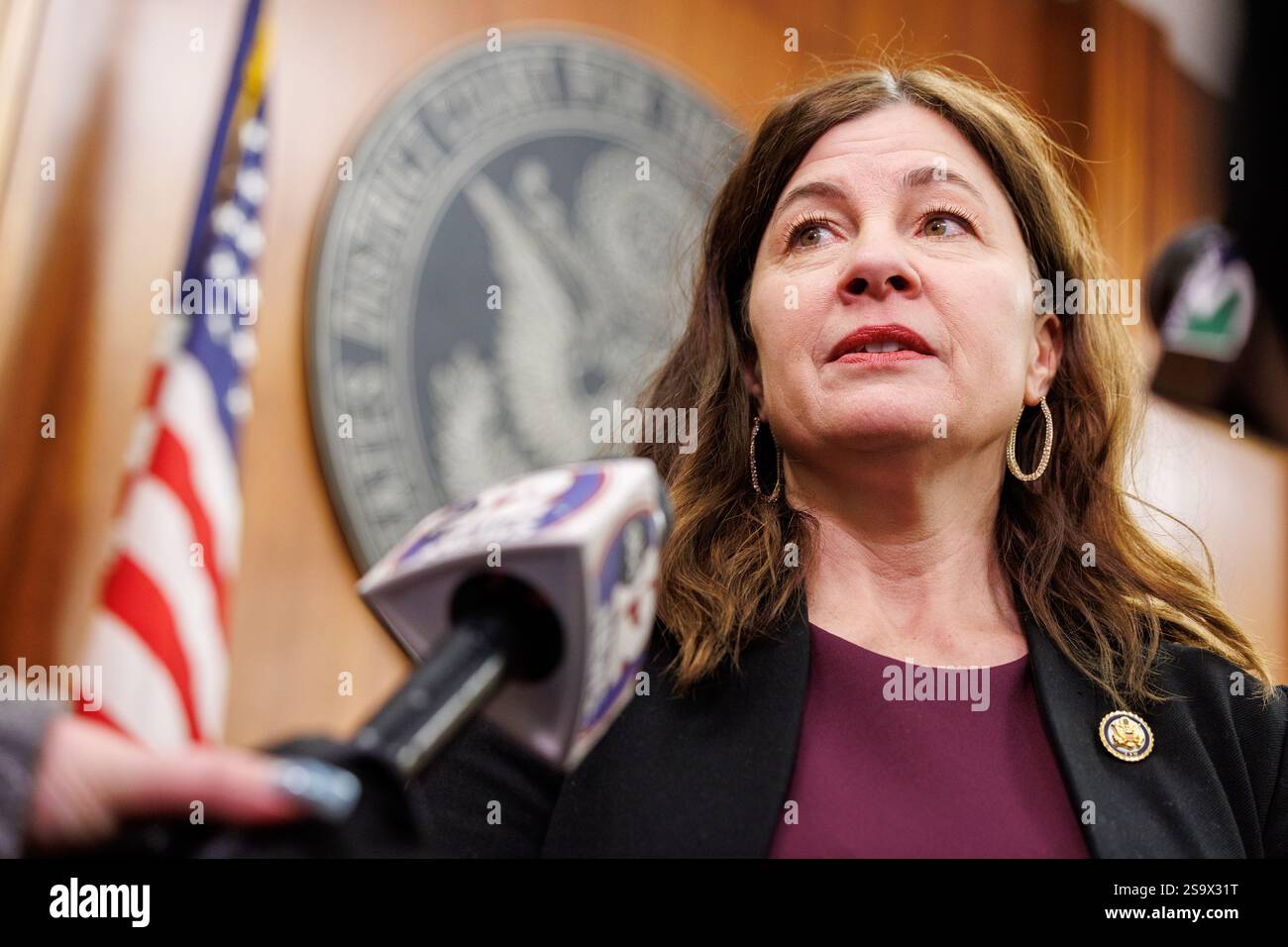 U.S. Rep. Kristen McDonald Rivet, D-Bay City, speaks at her swearing-in ...