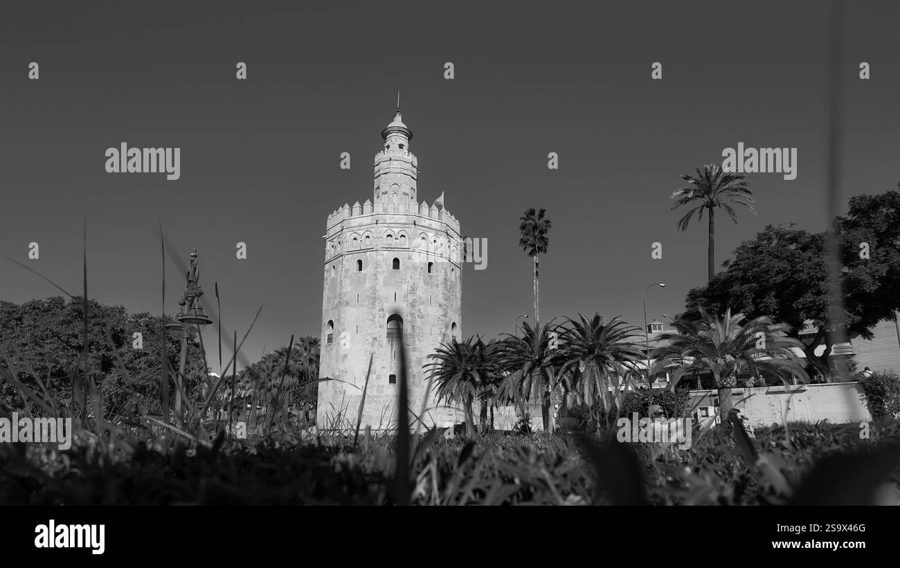Torre del Oro, or the Golden Tower, is a historic military watchtower ...