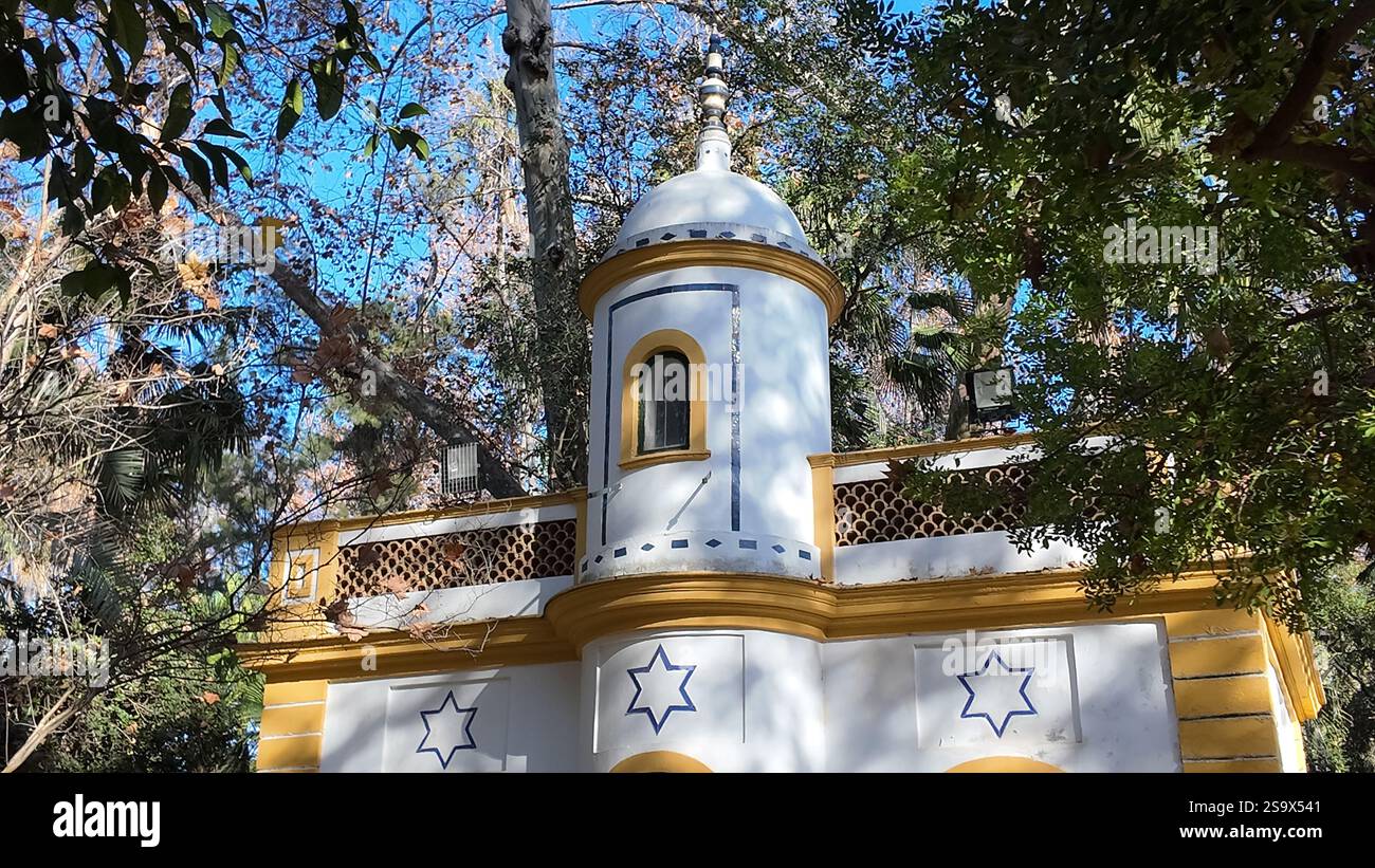 Parque de María Luisa is a prominent park in Seville, featuring scenic ...