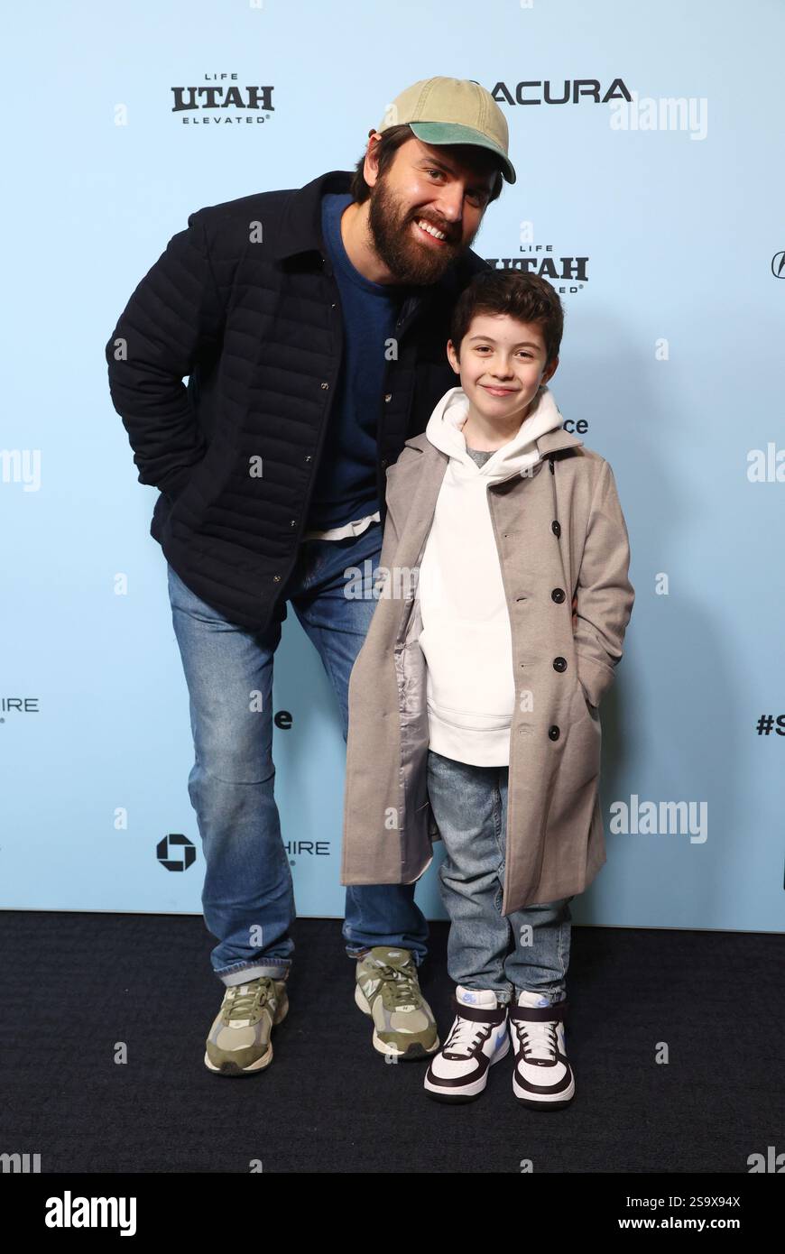 Cooper Raiff and Asher Alexander arriving to the “Hal and Harper ...