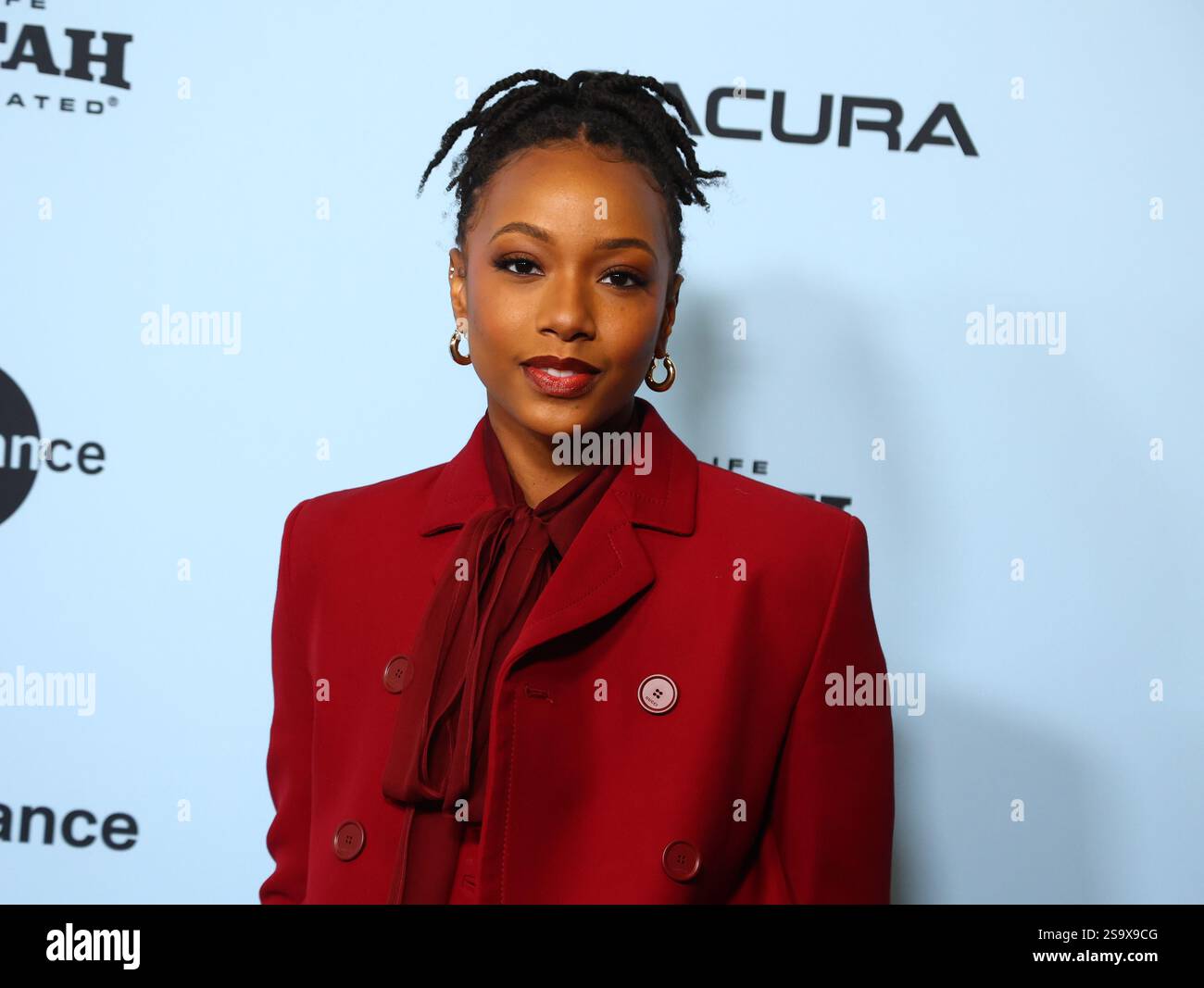 Alyah Chanelle Scott arriving to the “Hal and Harper” premiere during ...