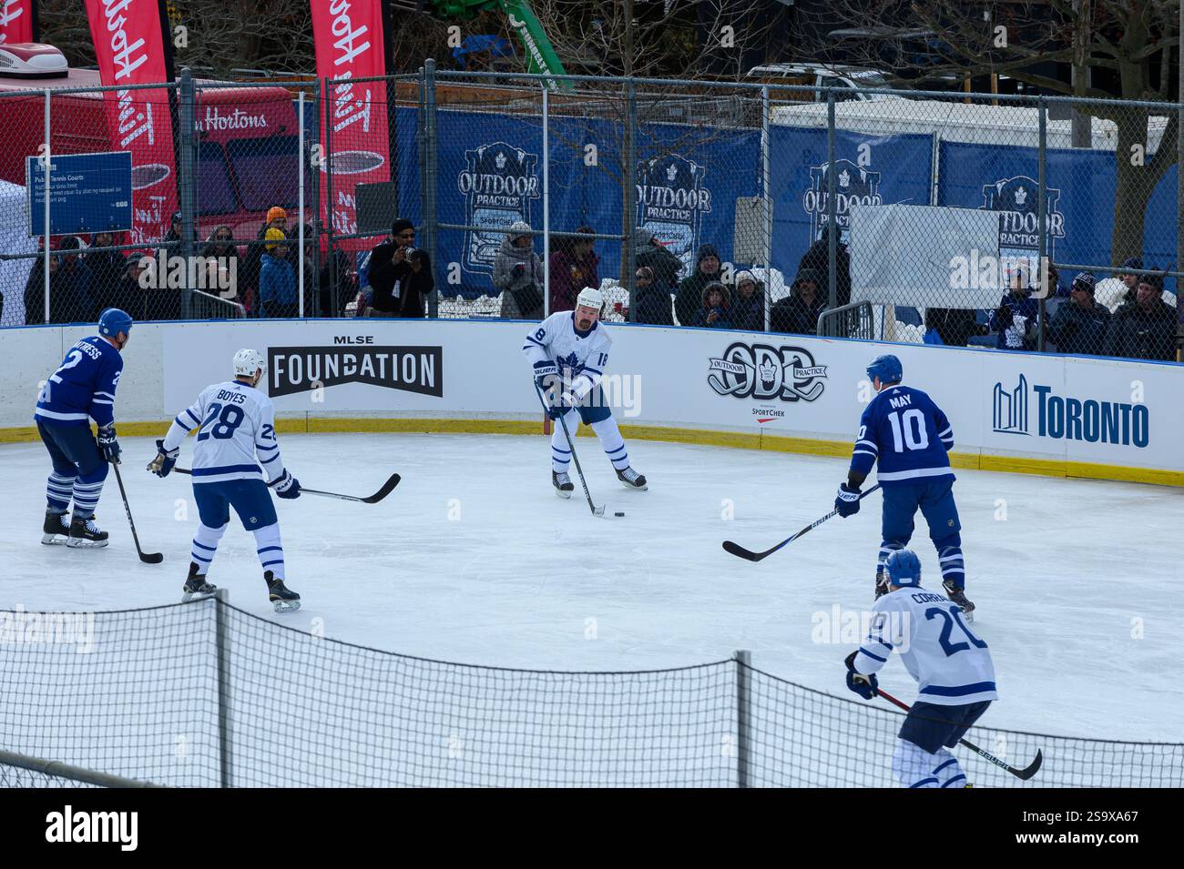 Toronto, ON, Canada – January 26, 2025: Toronto Maple Leafs Alumni #18 ...