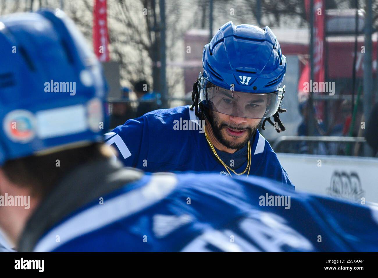 Toronto, ON, Canada – January 26, 2025: Toronto Maple Leafs Alumni #45 ...
