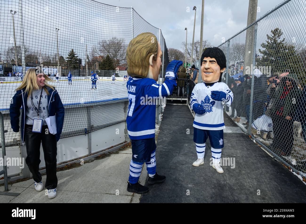Toronto, ON, Canada – January 26, 2025: Toronto Maple Leafs player ...