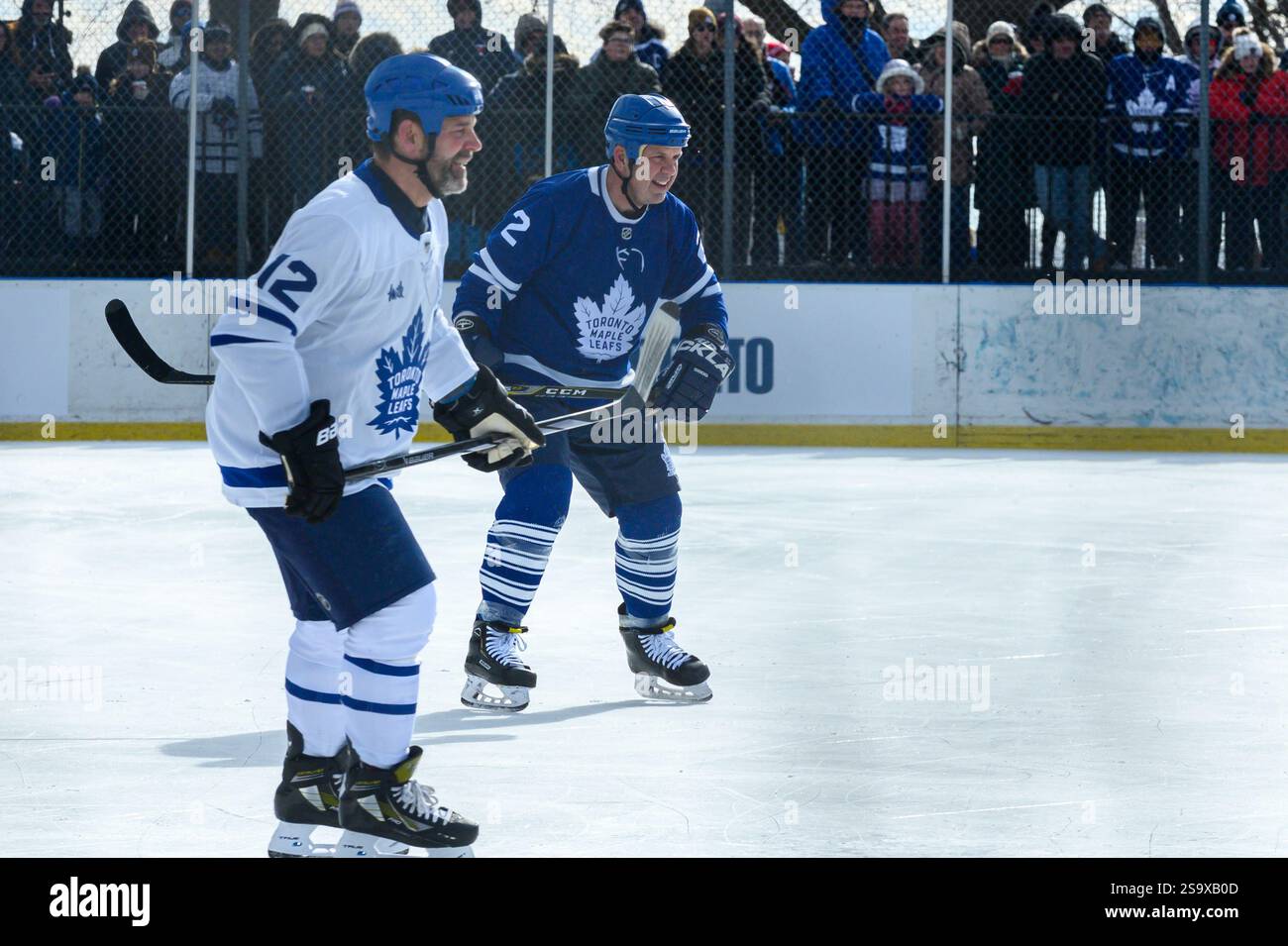 Toronto, ON, Canada – January 26, 2025: Toronto Maple Leafs Alumni #12 ...
