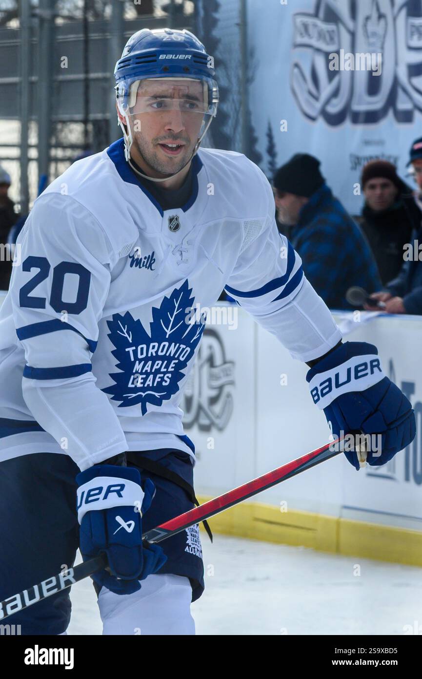 Toronto, ON, Canada – January 26, 2025: Toronto Maple Leafs Alumni #20 ...